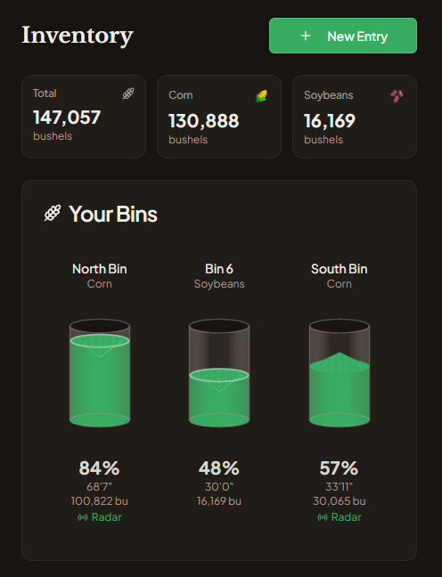 BinMetric - Grain Inventory Management